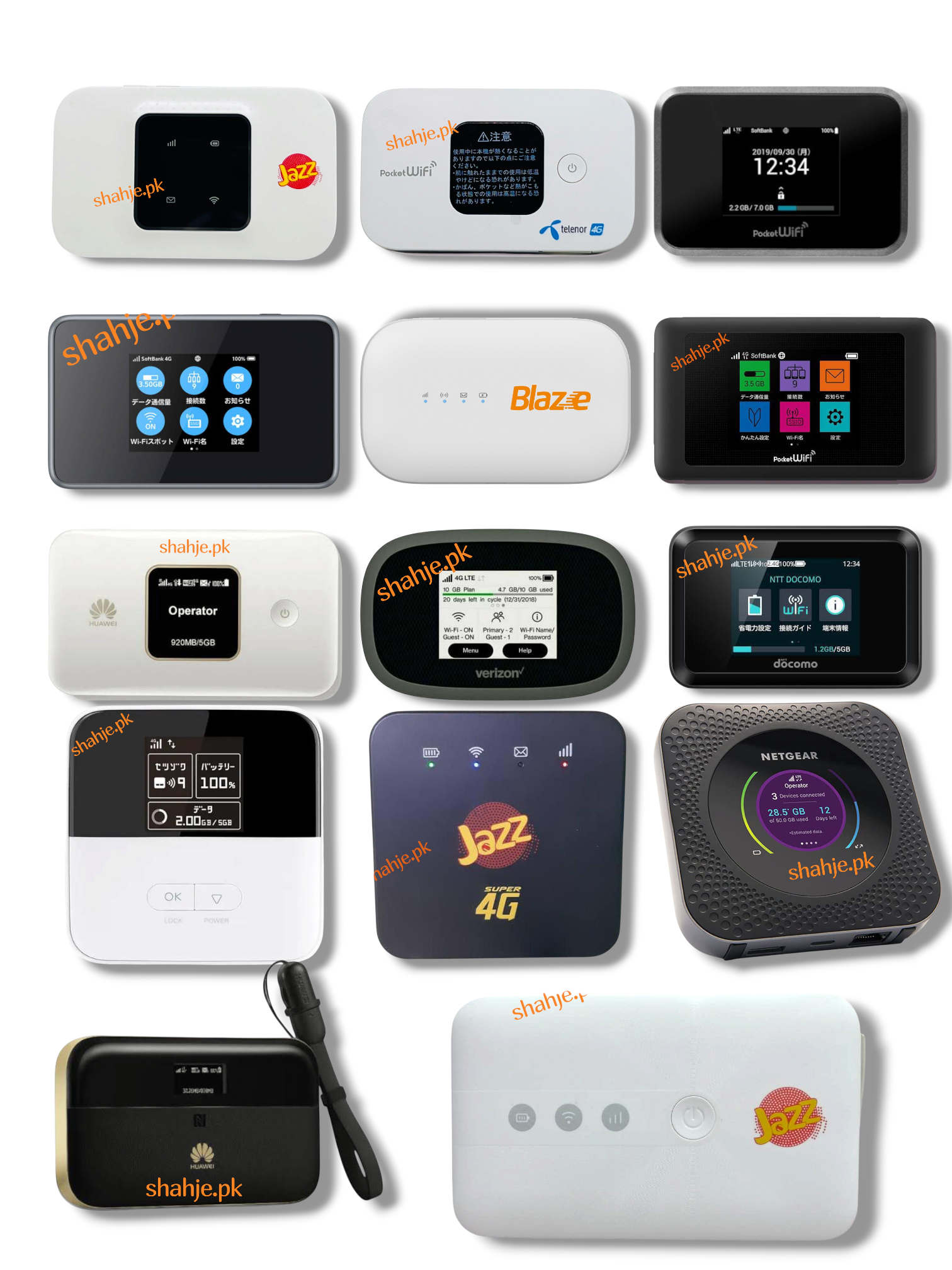 4G 4G+ 5G Pocket Wifi – Portable Internet by Shahje.pk – Shah Jee ...